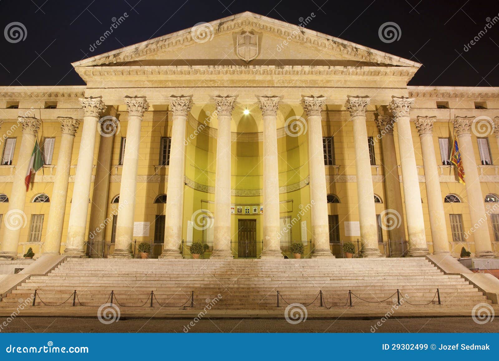 Verona - Comune Di Verona Noe-classical Building Stock Image - Image of ...