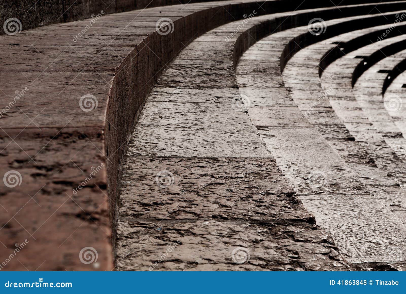 Marble Steps And Stainless Steel Stair Rails Stock Photo ...