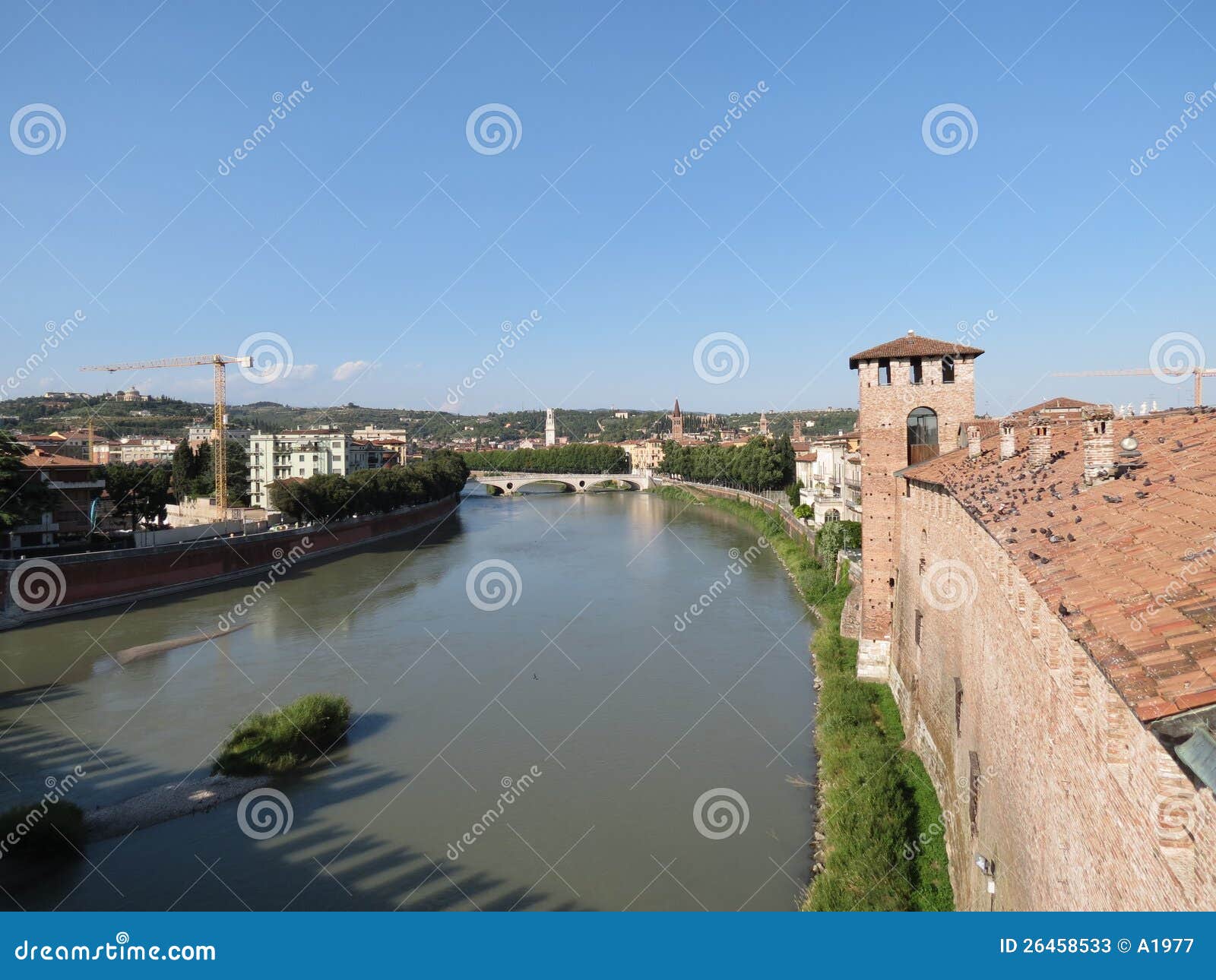 Verona - medieval castle stock image. Image of italy - 26458533