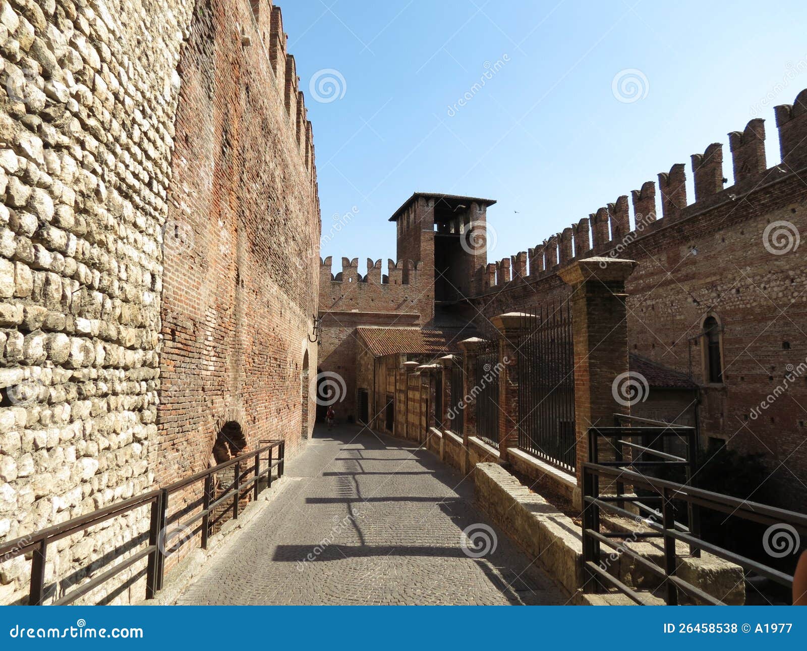 Verona - medieval castle stock photo. Image of ancient - 26458538