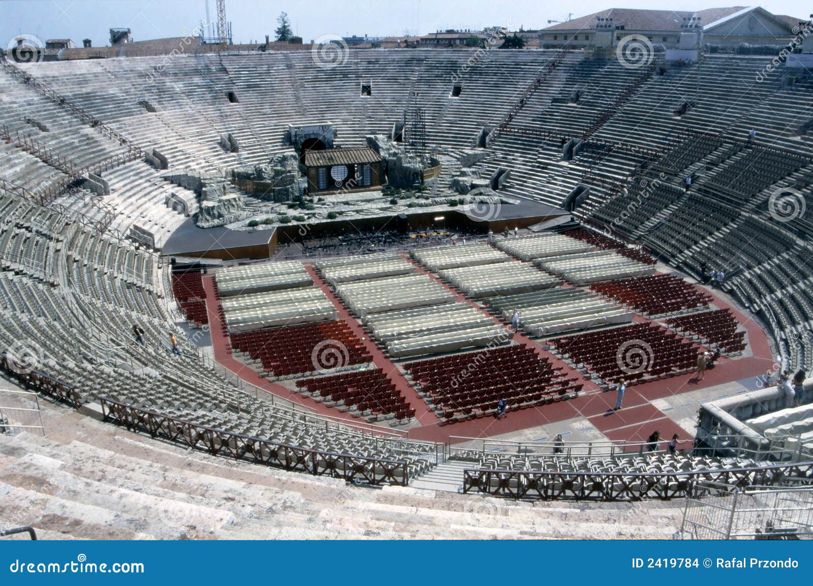 Verona - the Roman arena stock photo. Image of roman, verona - 2419784