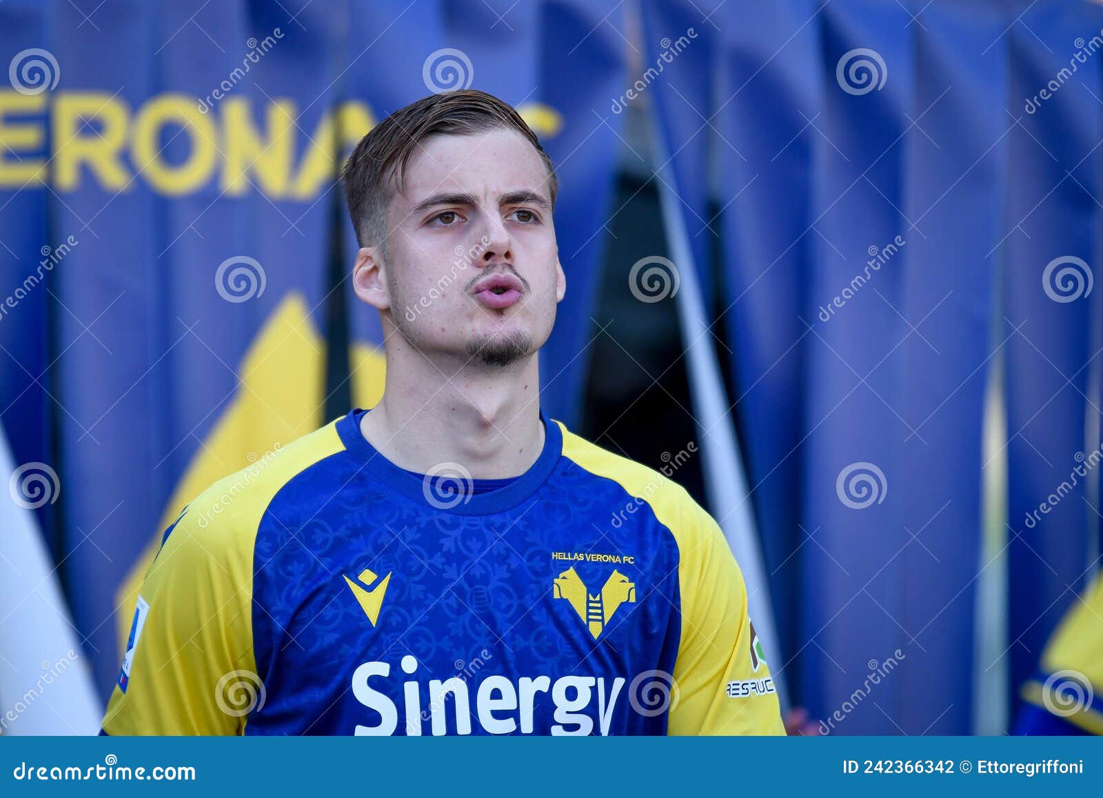 Italian Soccer Serie A Match Hellas Verona Fc Vs Venezia Fc Editorial