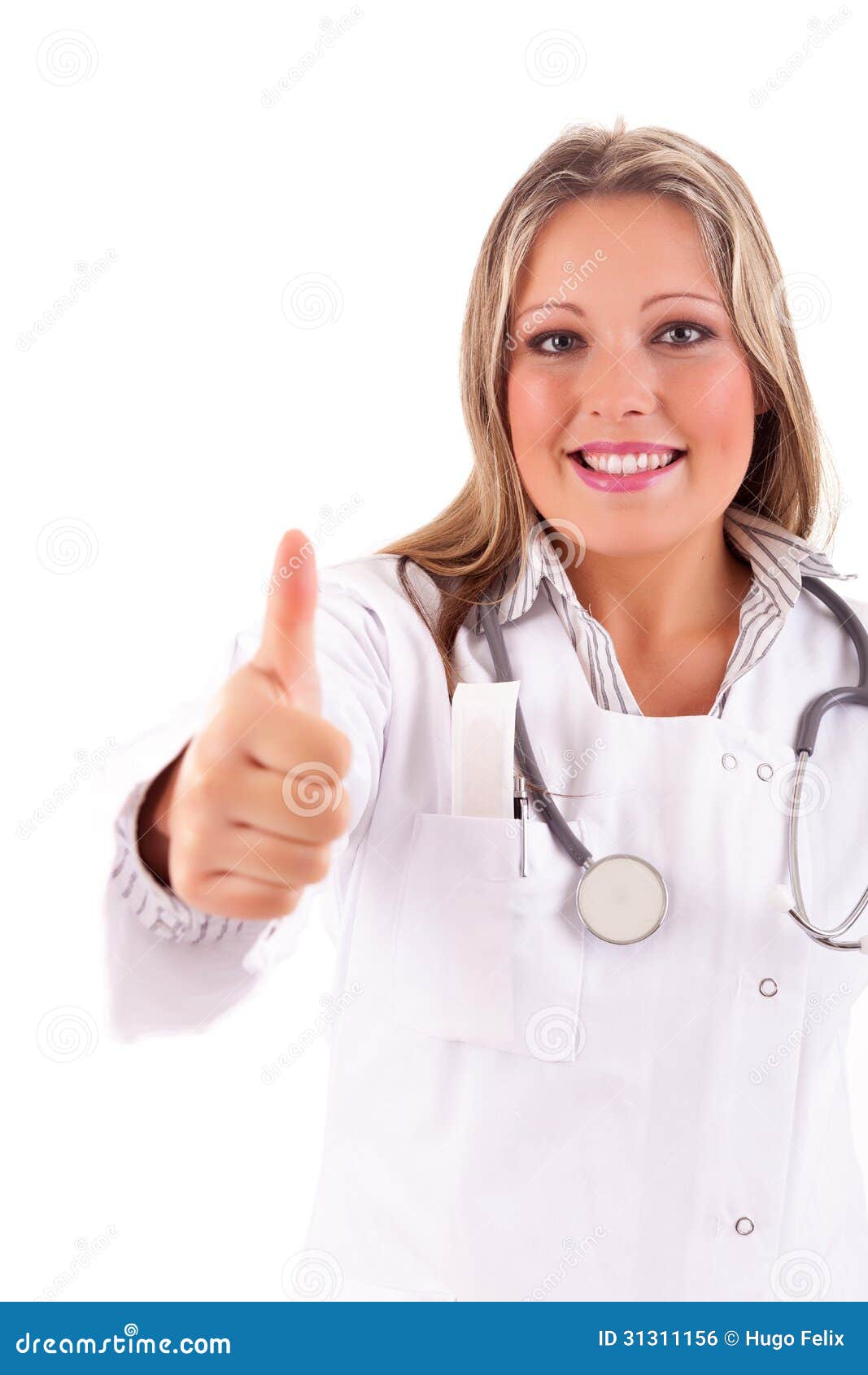 Verpleegster stock foto. Image of één, medisch, akkoord - 31311156