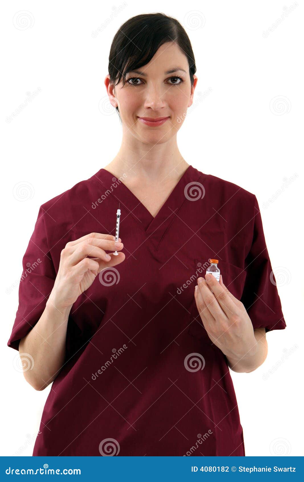 Verpleegster stock foto. Image of afkeer, medisch, examen - 4080182