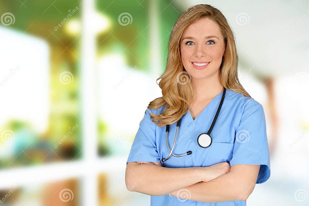 Verpleegster stock foto. Image of vrij, fysiek, werk - 52105712