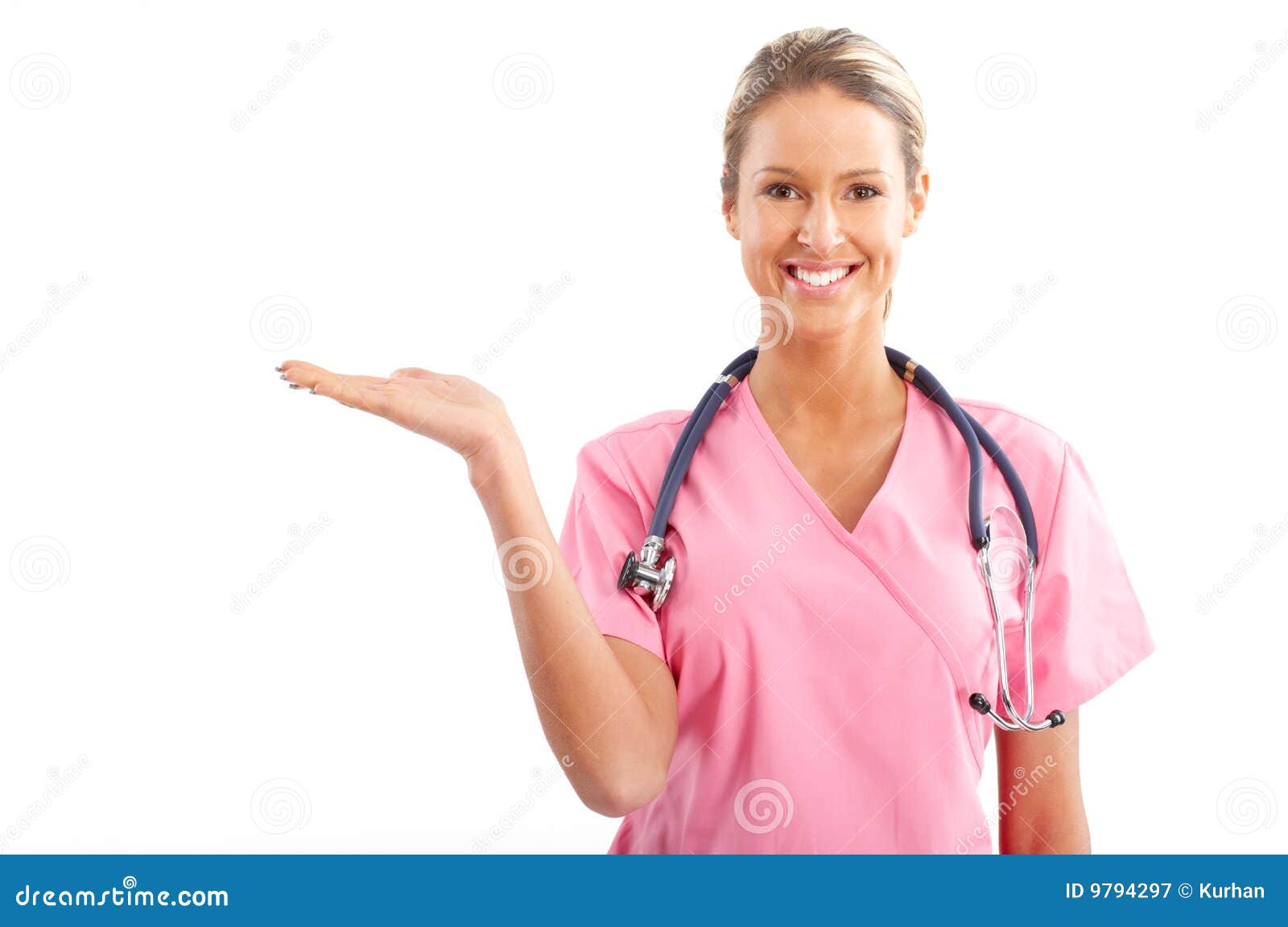 Verpleegster stock afbeelding. Image of baan, praktijk - 9794297