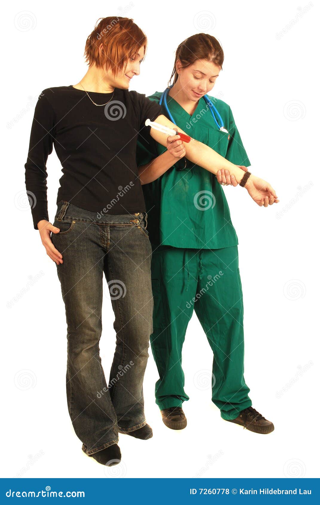 Verpleegster en Patiënt stock foto. Image of achtergrond - 7260778