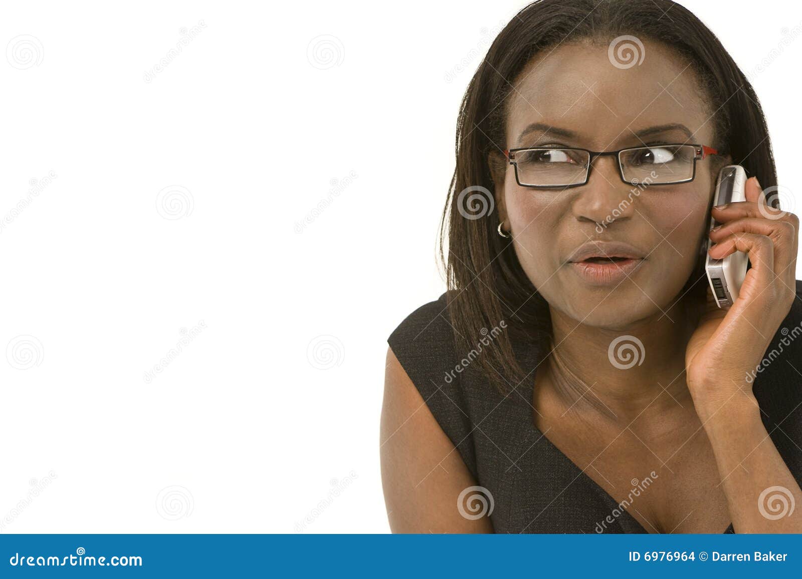 Verrassend Telefoongesprek stock foto. Image of gezicht - 6976964