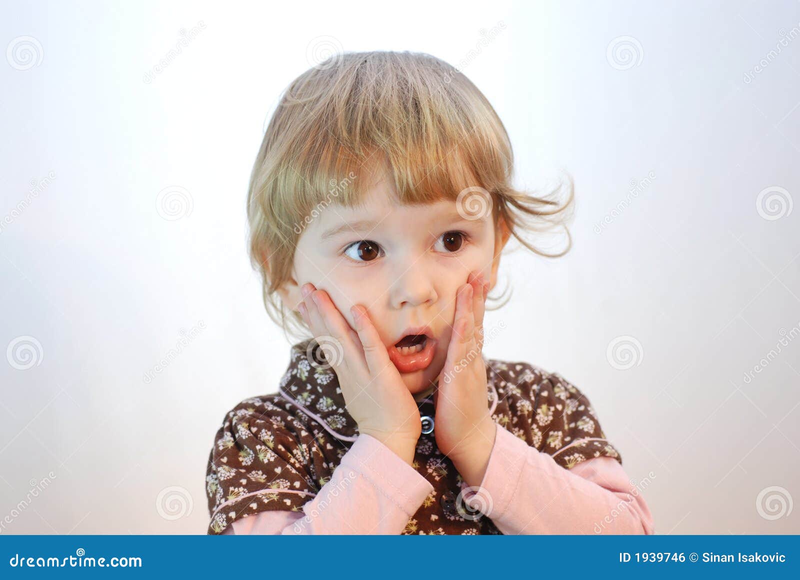 Verrassing stock foto. Image of gezicht, leuk, haar, kijk - 1939746