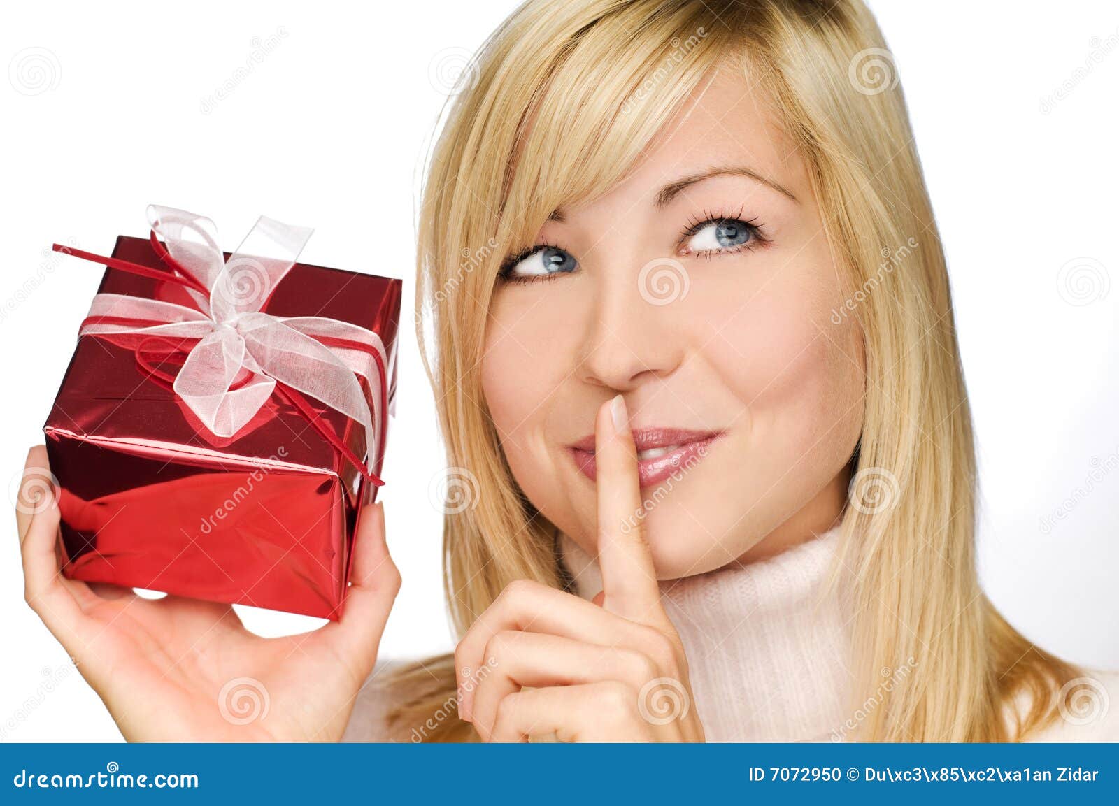 Verrassing stock foto. Image of aantrekkelijk, december - 7072950