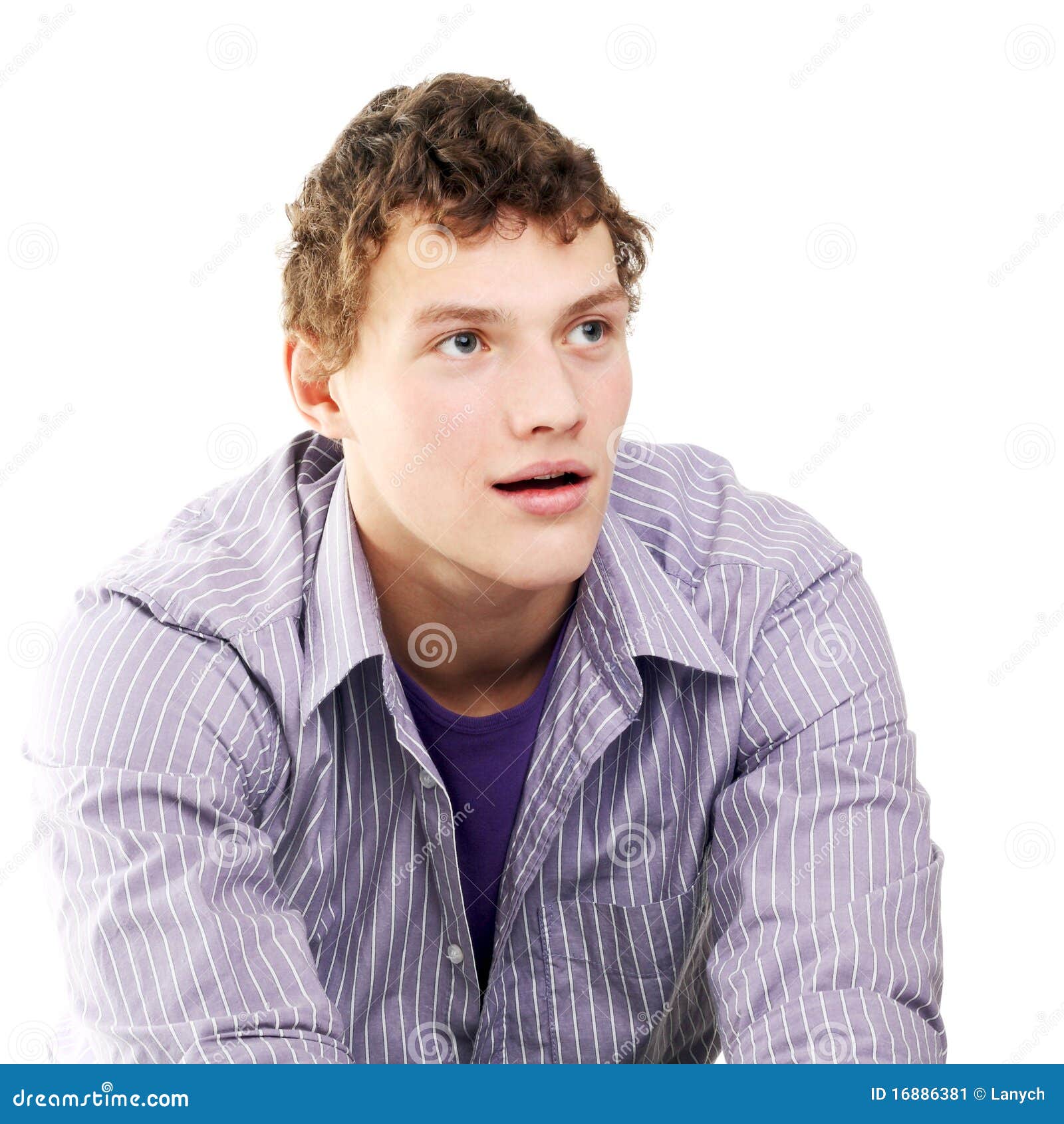 Verrast stock afbeelding. Image of ogen, uitziend, leuk - 16886381