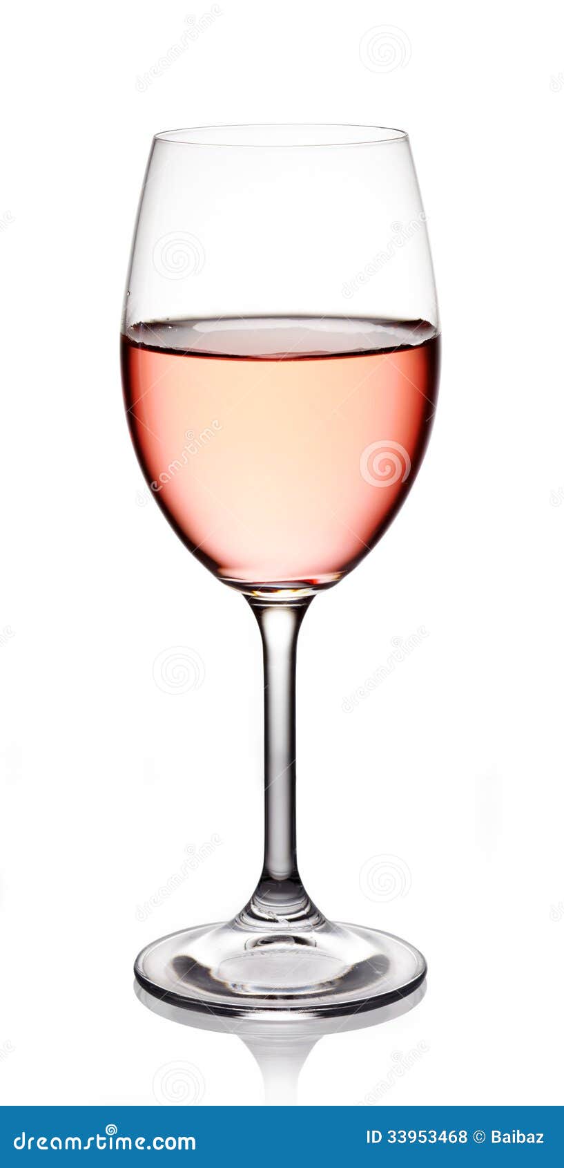 Verre De Vin Rosé Photos libres de droits - Image: 33953468