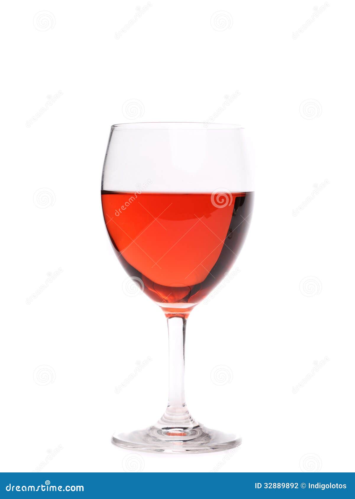 Verre de vin rose photo stock. Image du riesling, isolement - 32889892