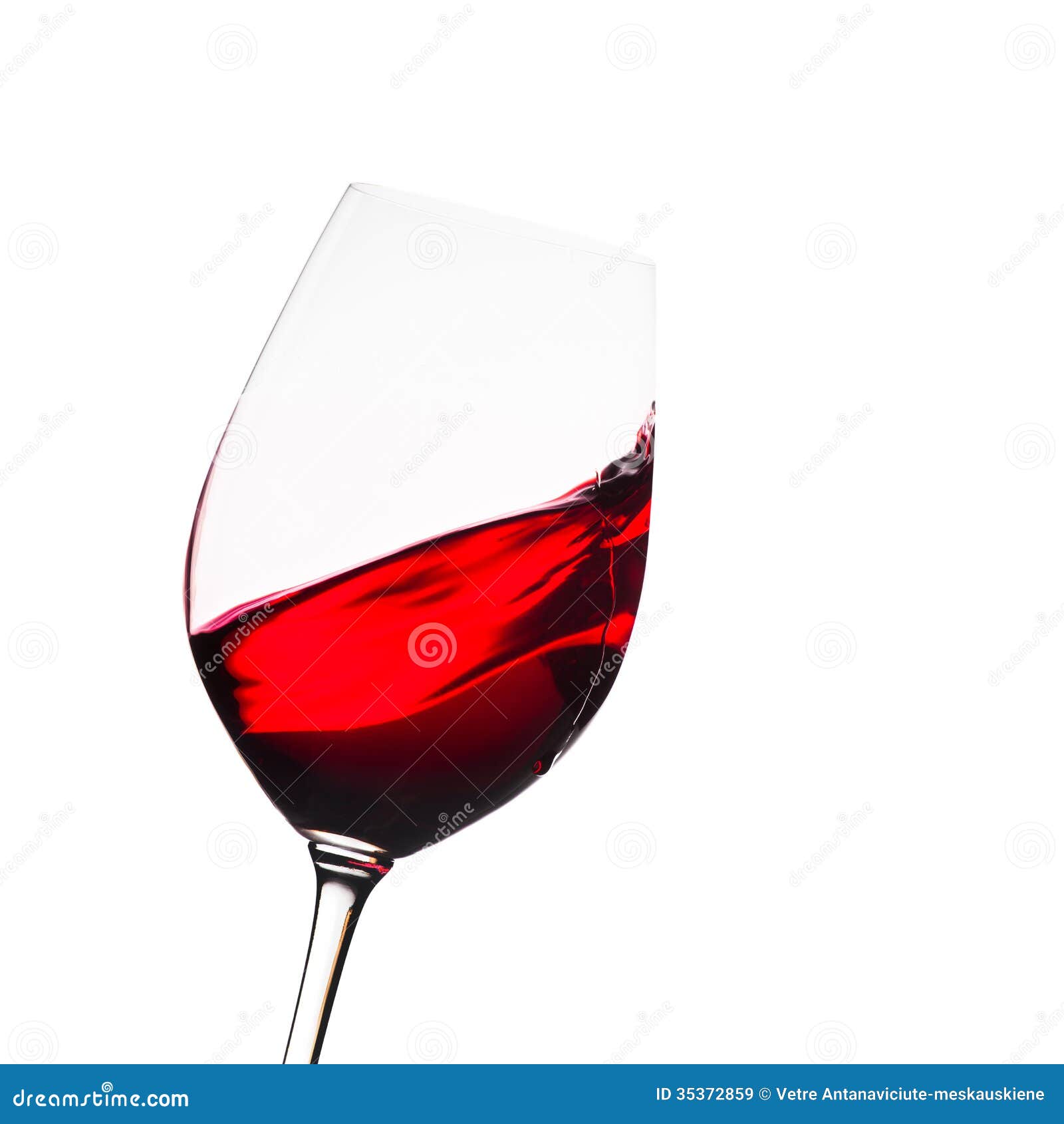 Verre de vin rouge image stock. Image du dîner, mouvement - 35372859
