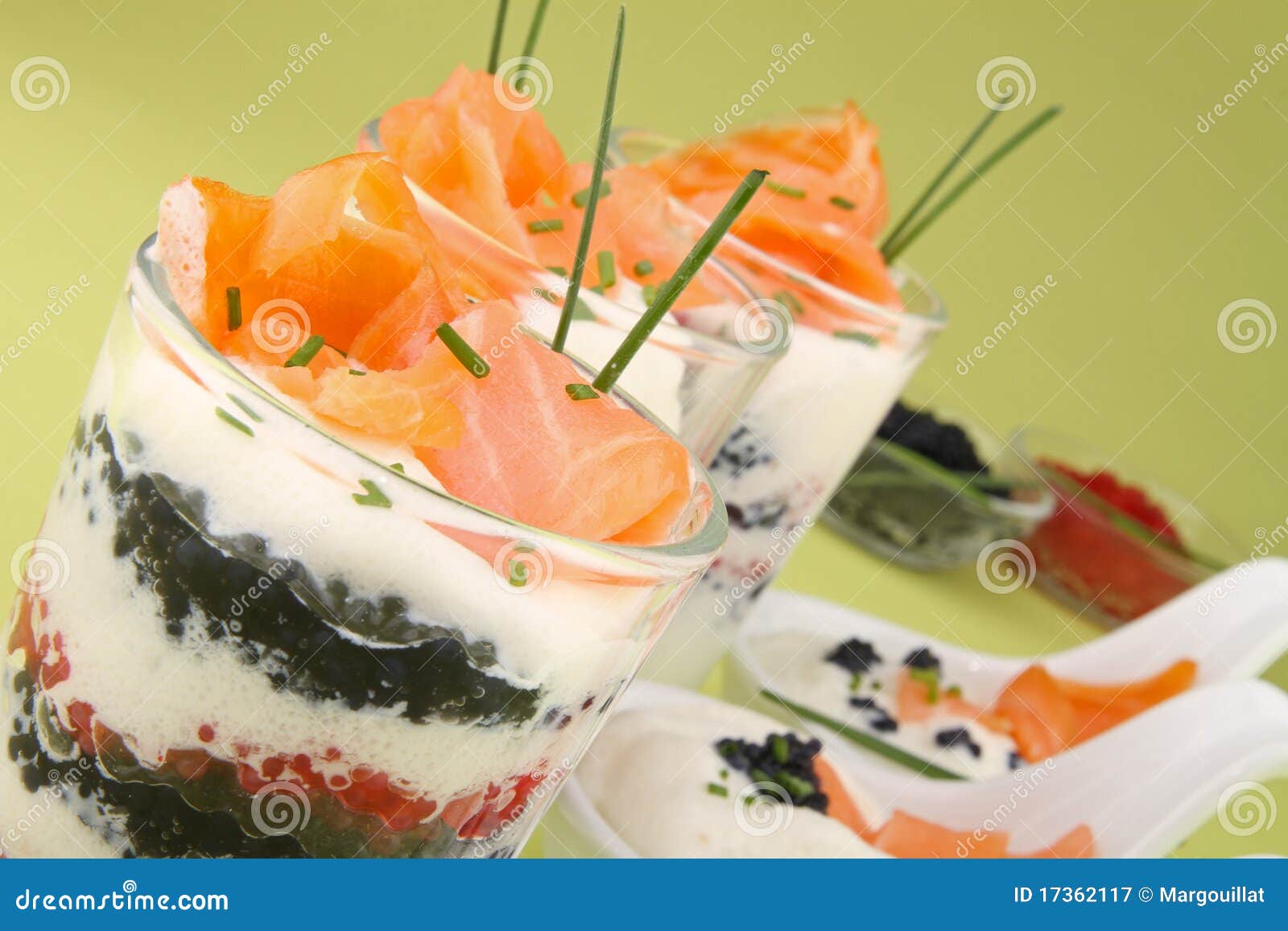 Verrine and finger food stock image. Image of cream, verrine - 17362117