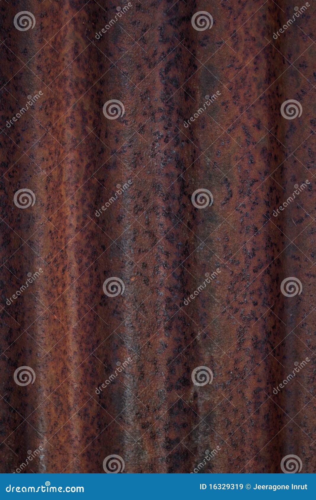 Verrostetes Wellblech stockbild. Bild von zaun, chrom - 16329319