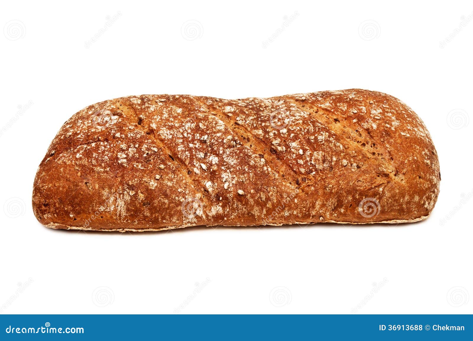 Vers geïsoleerd brood stock foto. Image of macro, bakkerij - 36913688