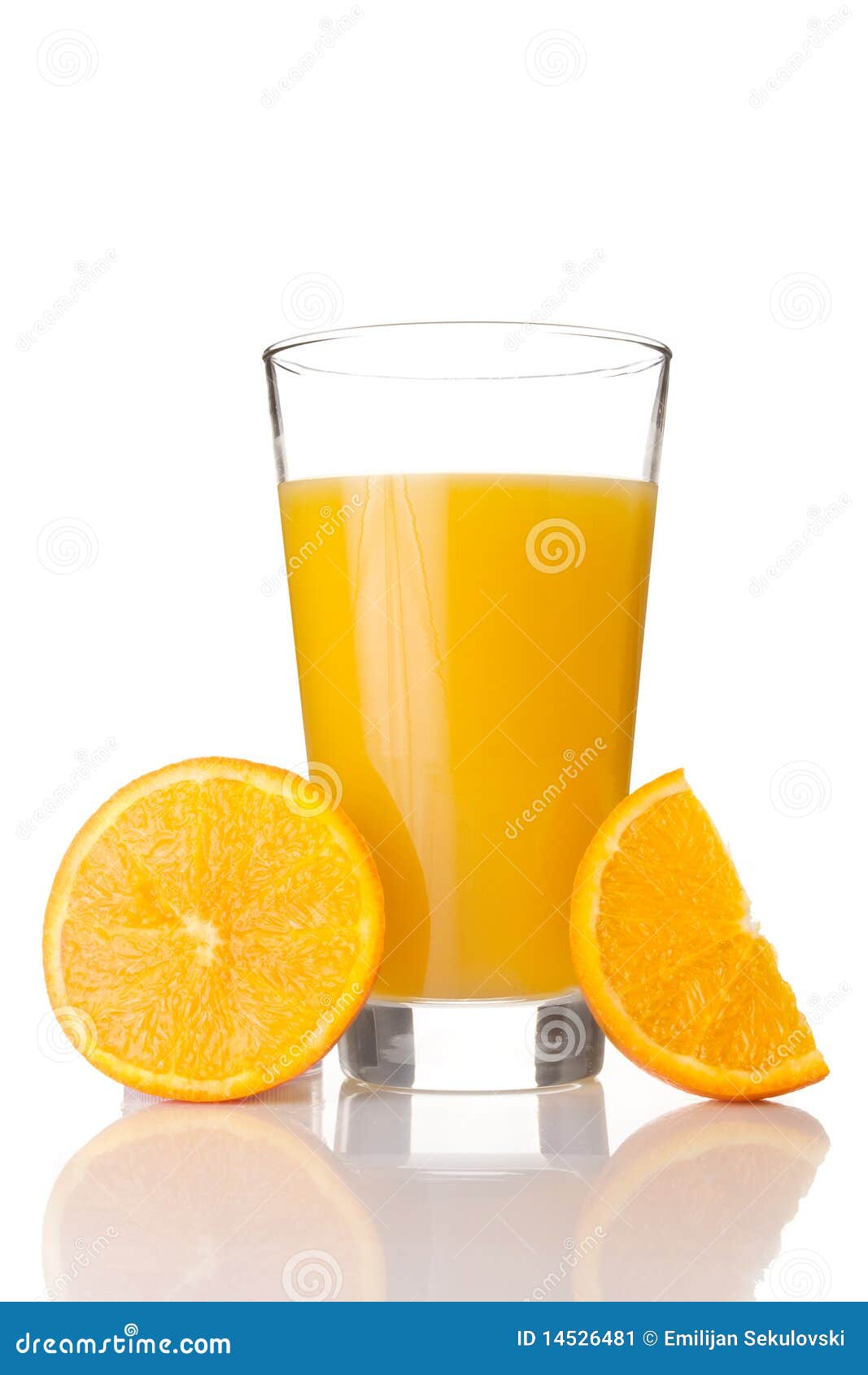 Vers Jus D'orange in Een Glas Stock Afbeelding - Image of gezond, kleur ...