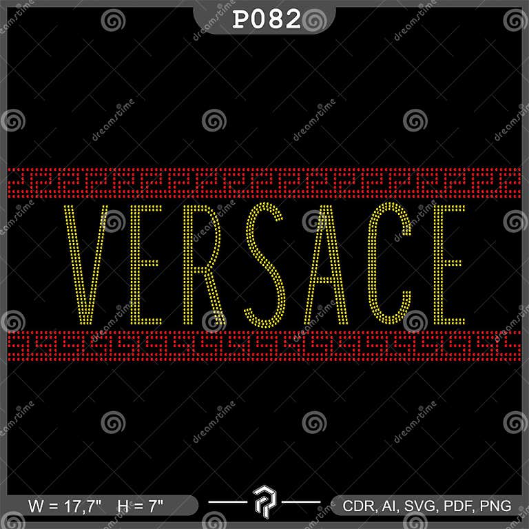 VERSACE PATTERN DESIGN. HOTFIX DESIGN Editorial Image - Illustration of ...
