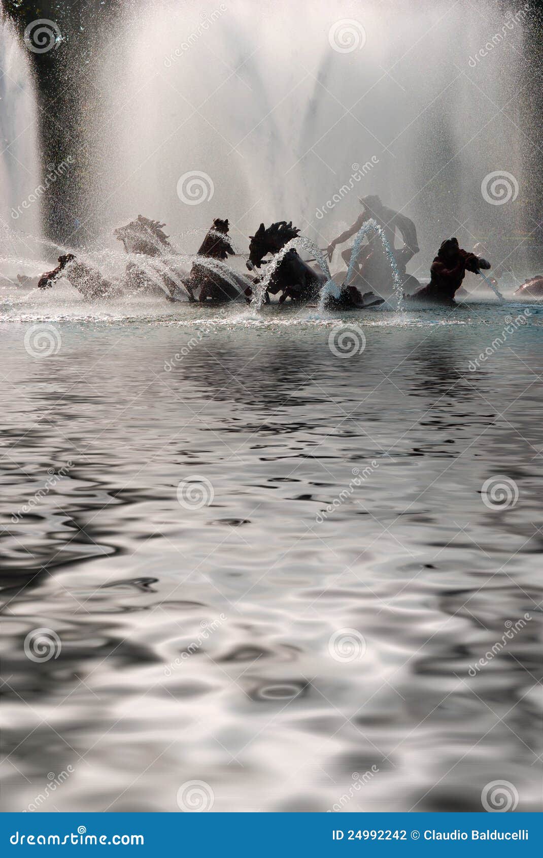 Versailles Apollo fountain stock photo. Image of water - 24992242