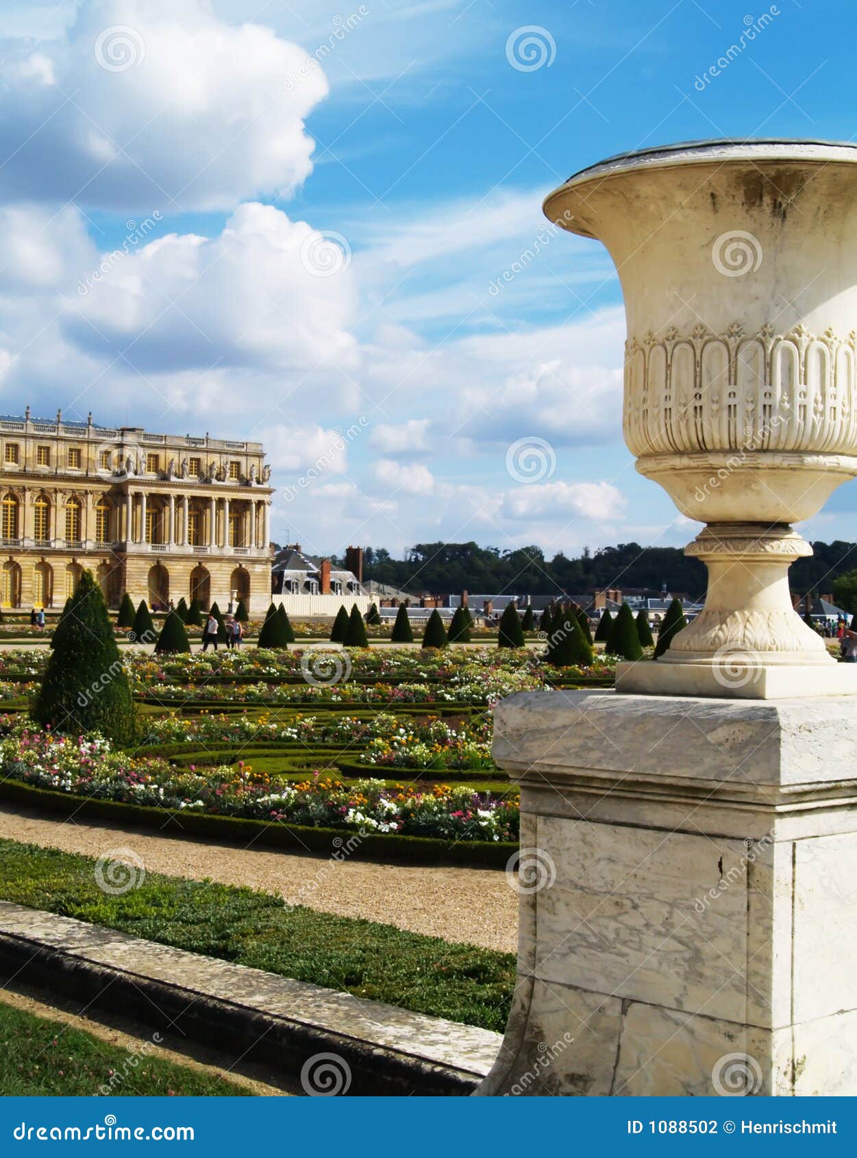 Versailles Castle stock photo. Image of front, castle - 1088502