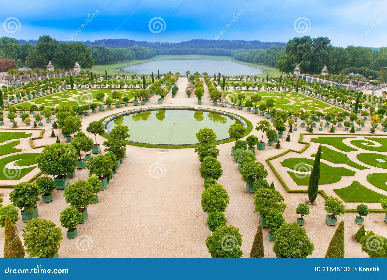 Versailles, France. Park stock photo. Image of landmark - 21645136