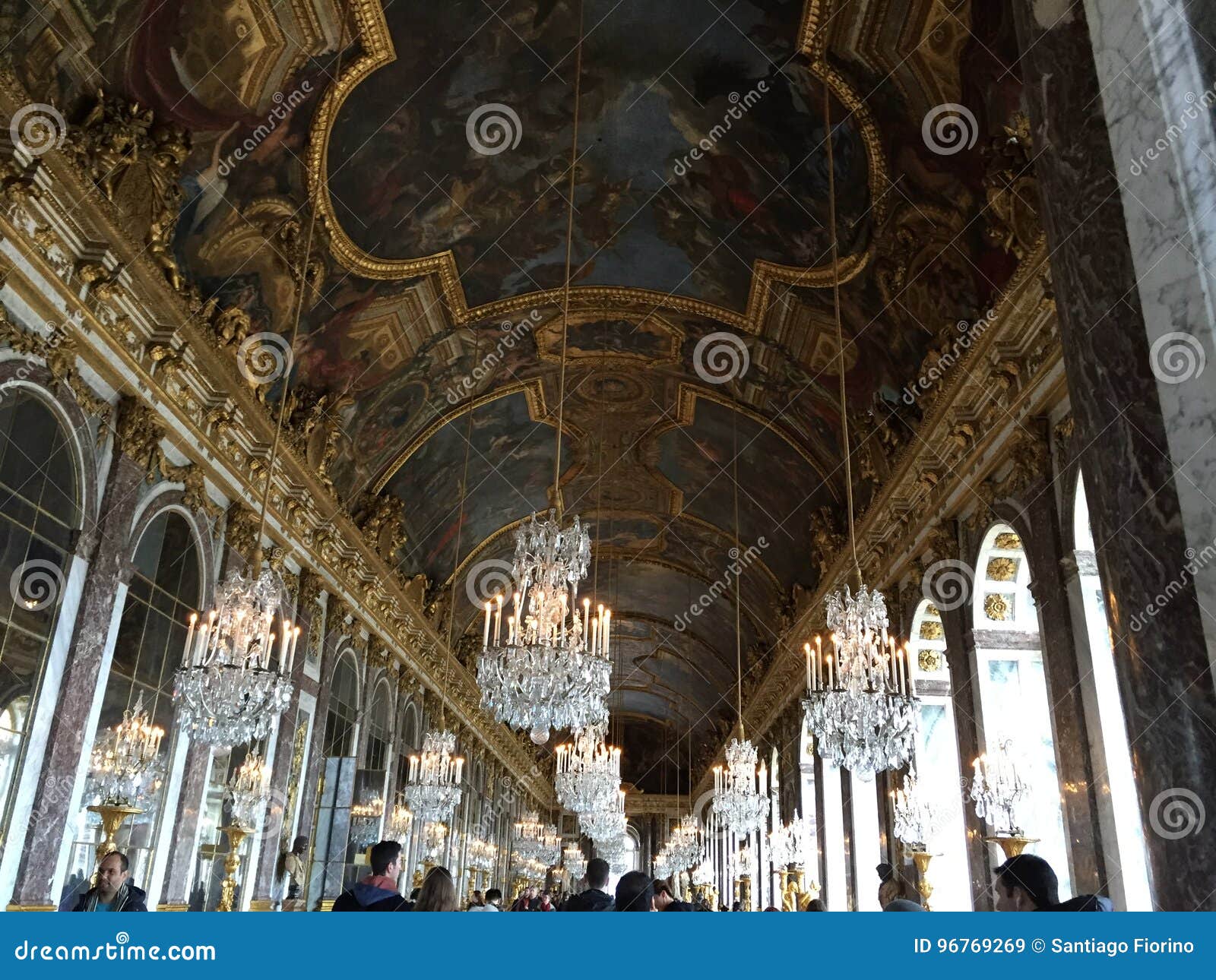 Versalles Palace rooftop stock image. Image of retro - 96769269