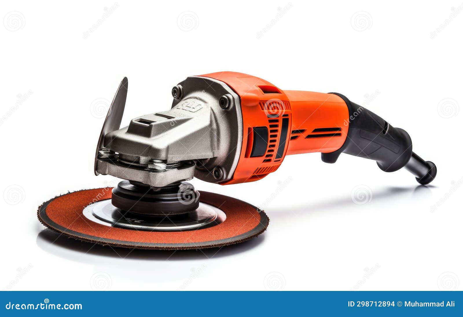 Versatile Angle Grinding Tool on White Background Stock Illustration ...