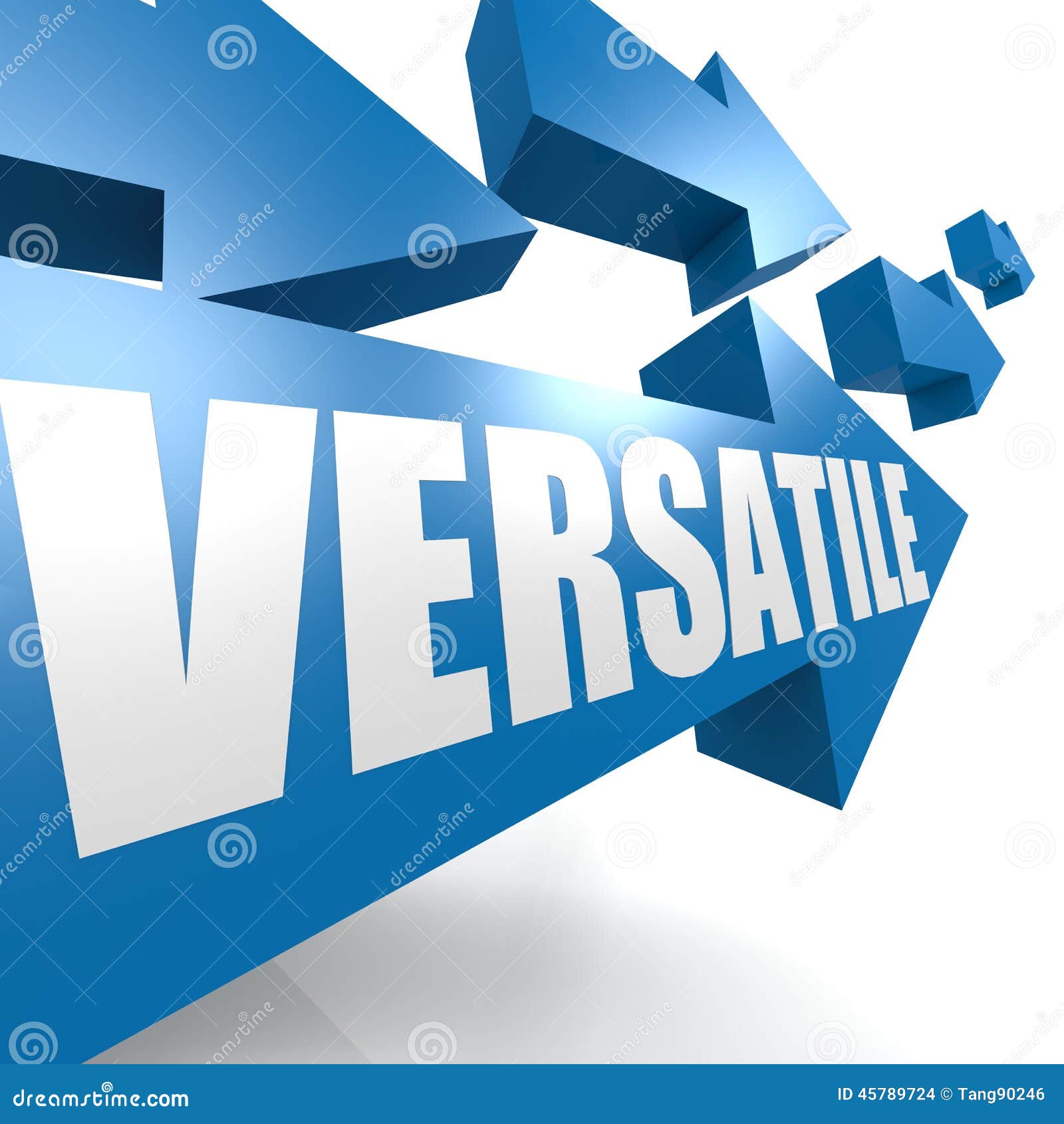 Versatile arrow blue stock illustration. Illustration of connection ...