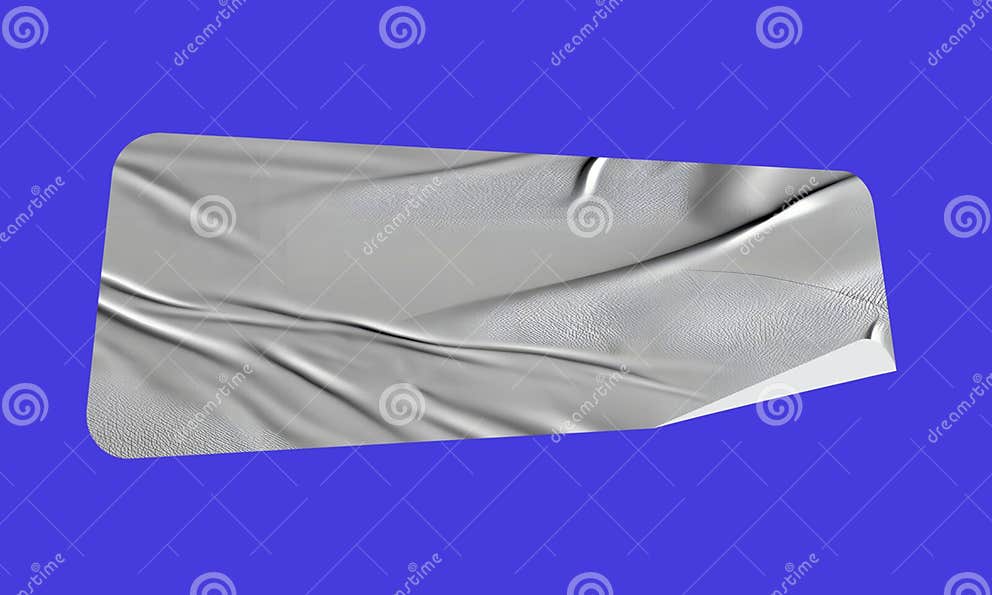 Blank Sticker Texture Design for Mockup Template Stock Illustration ...