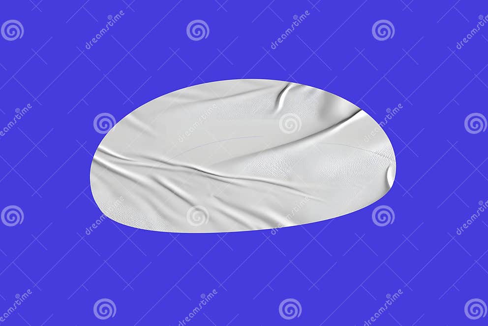 Blank Sticker Texture Design for Mockup Template Stock Illustration ...