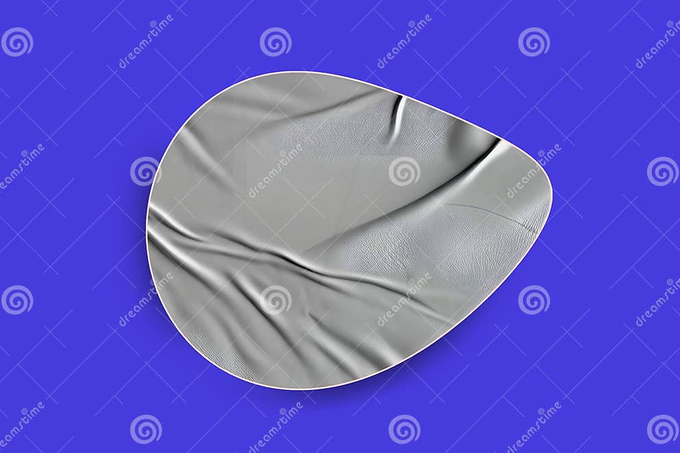 Blank Sticker Texture Design for Mockup Template Stock Illustration ...