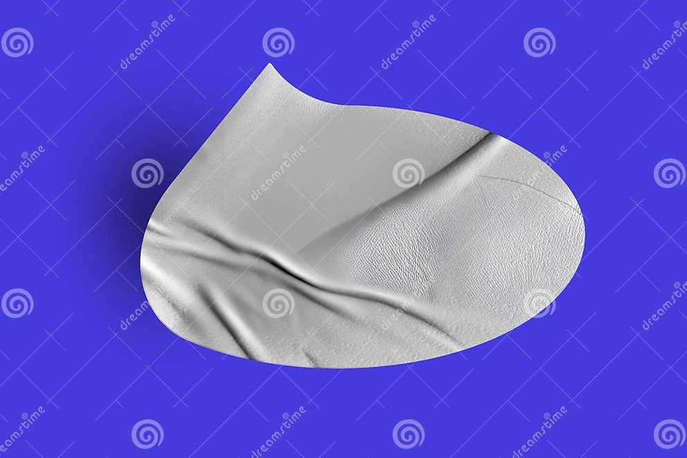 Blank Sticker Texture Design for Mockup Template Stock Illustration ...