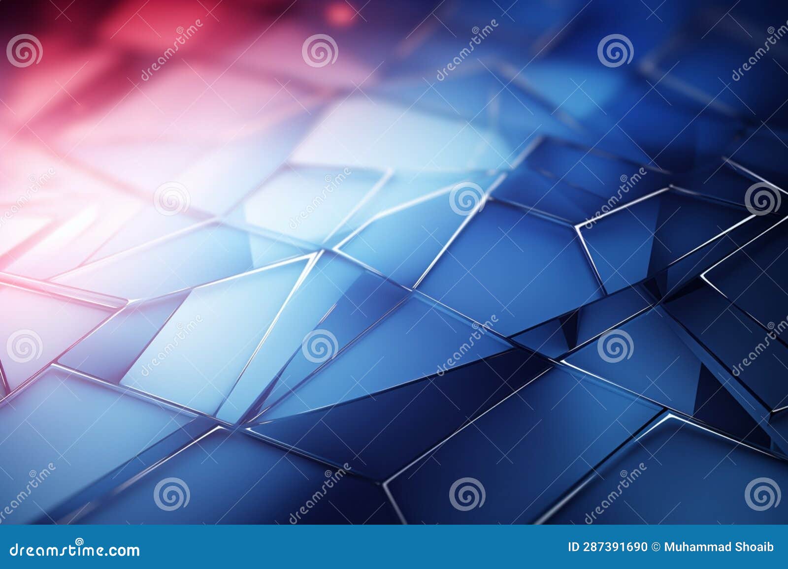 Versatile Canvas Blue Digital Background Offers Ample Copy Space with ...
