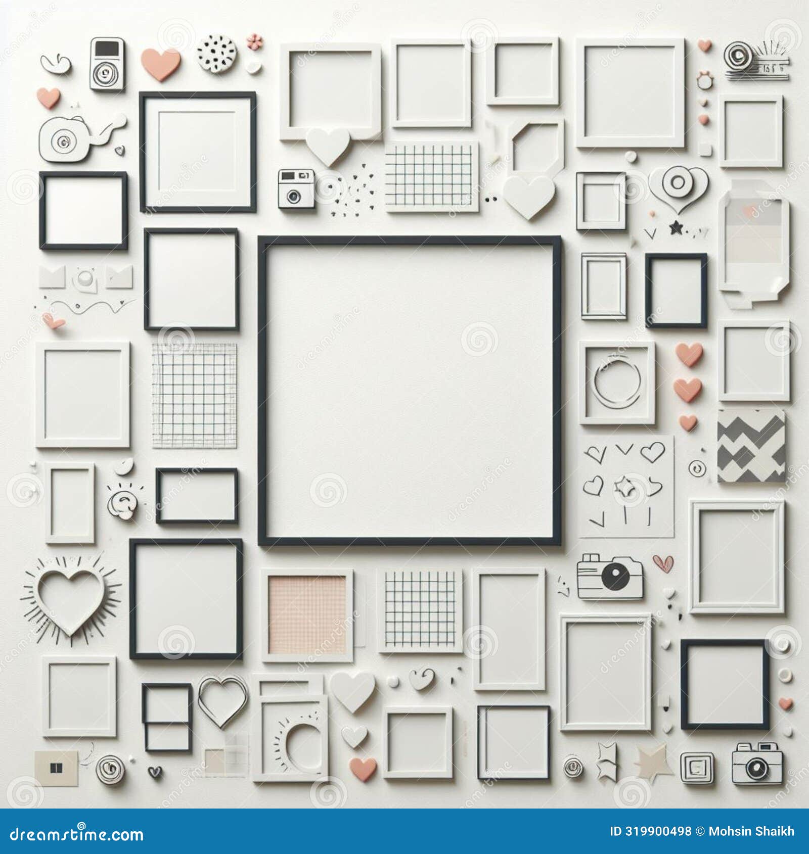 Versatile Collage Template: Creative Layout for Photos and Artwork ...