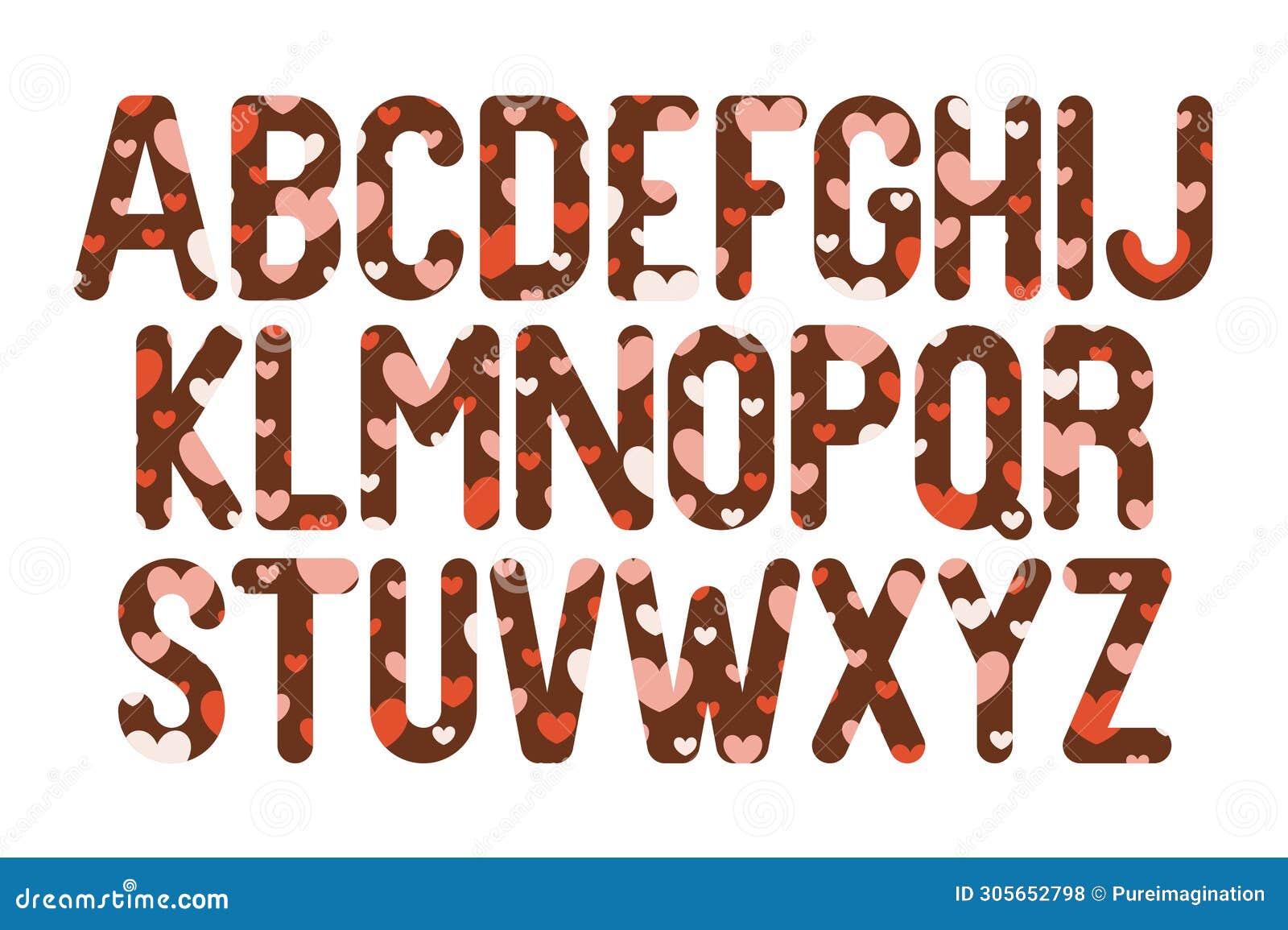 Versatile Collection of Cute Love Alphabet Letters for Various Uses ...