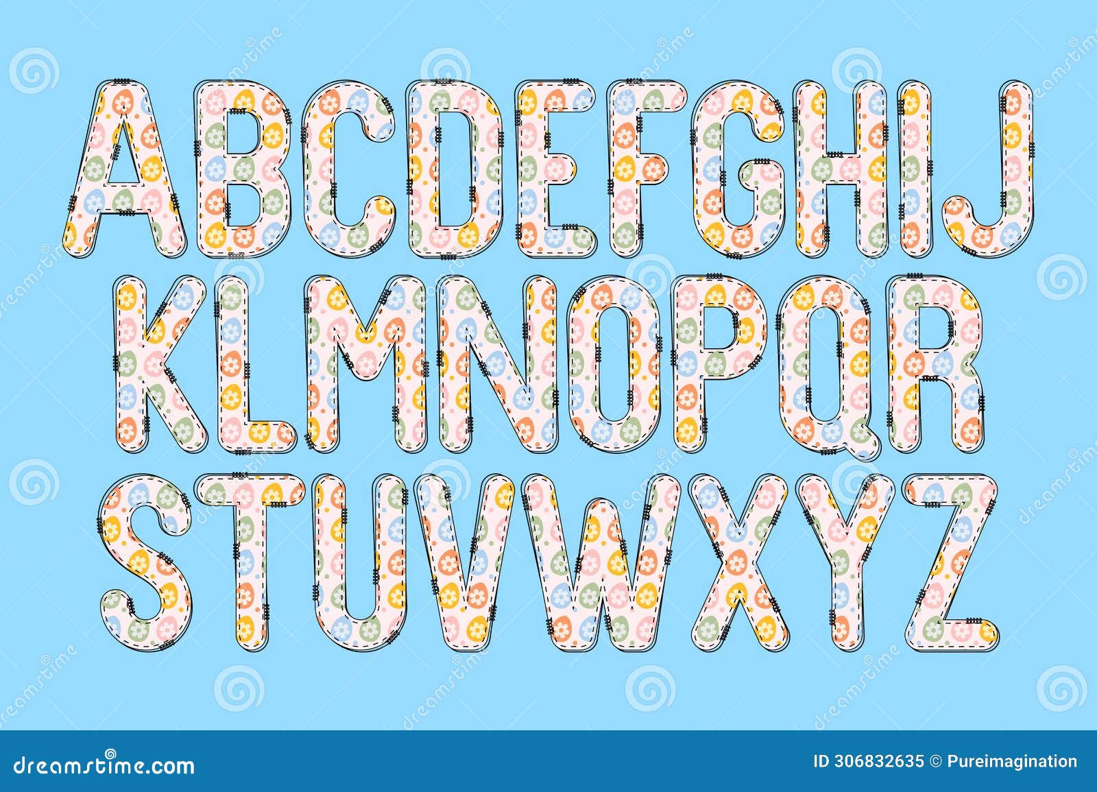 Versatile Collection of Egg Paradise Alphabet Letters for Various Uses ...