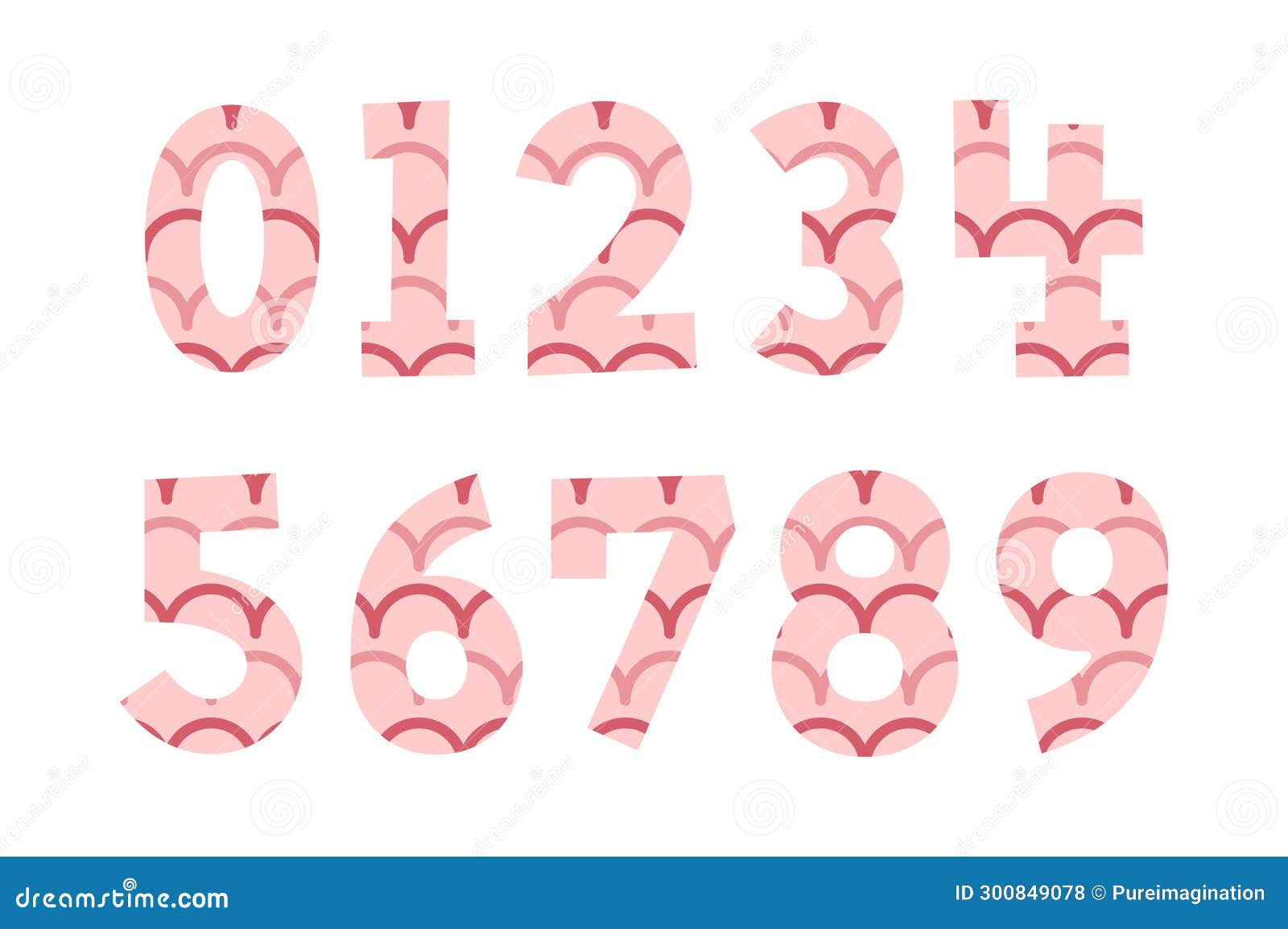 Versatile Collection of Magic Wave Numbers for Various Uses Stock ...