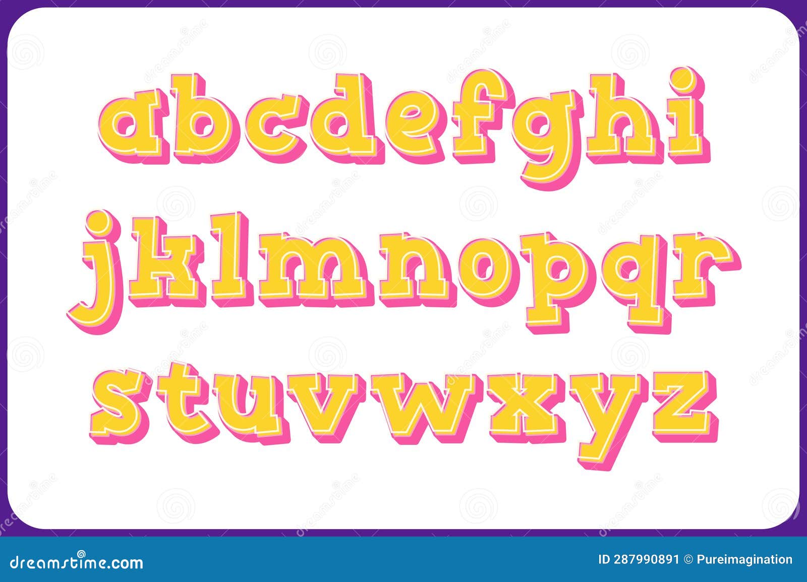 Versatile Collection of Pop Art Alphabet Letters for Various Uses Stock ...