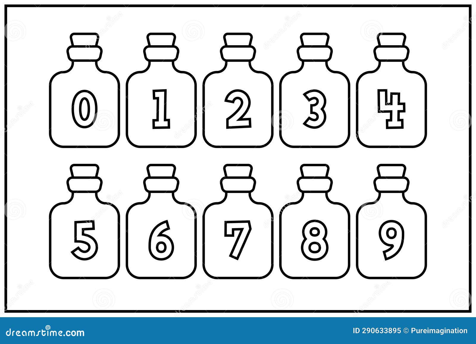 Versatile Collection of Potion Numbers for Various Uses Stock ...