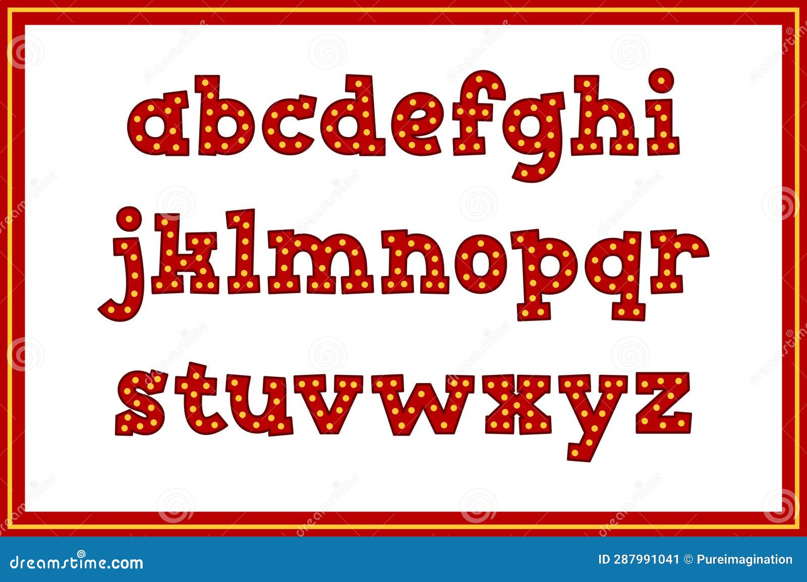 Versatile Collection of Retro Show Alphabet Letters for Various Uses ...