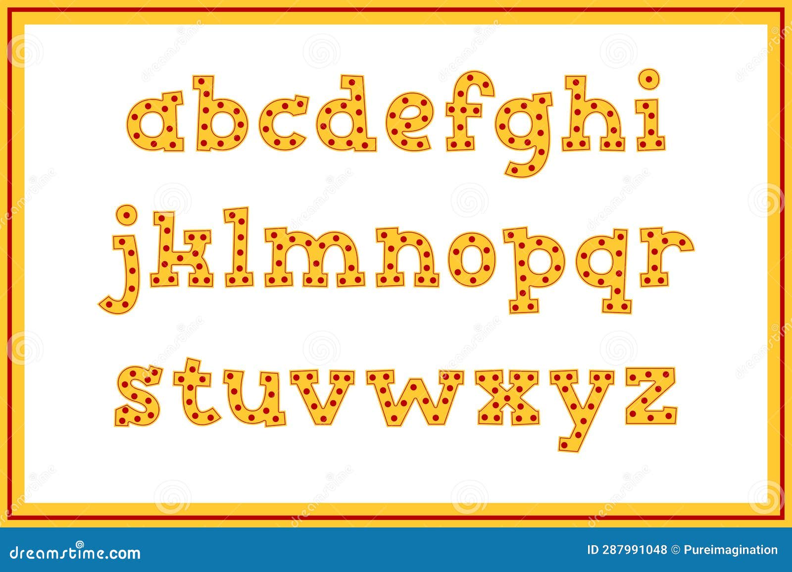 Versatile Collection of Retro Show Alphabet Letters for Various Uses ...