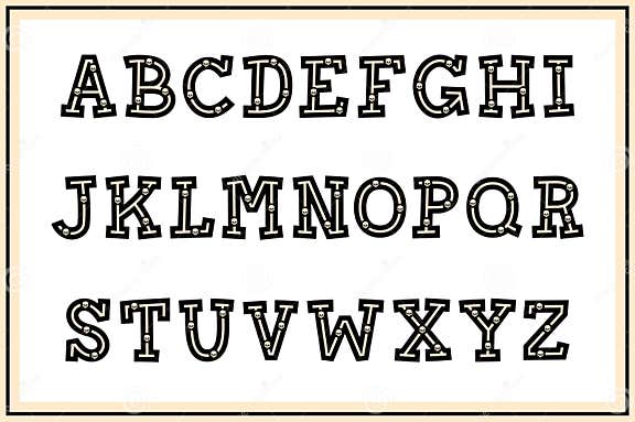 Versatile Collection of Skull Alphabet Letters for Various Uses Stock ...