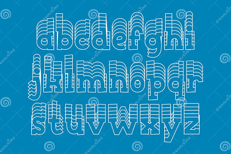 Versatile Collection of Stacked Alphabet Letters for Various Uses Stock ...