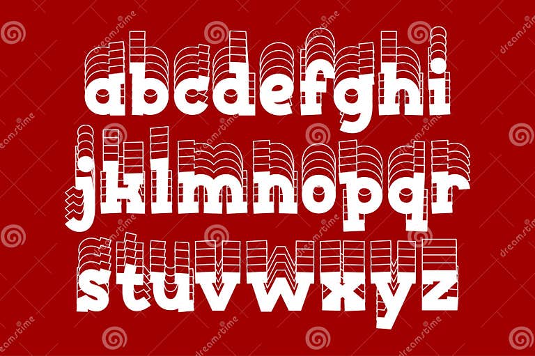 Versatile Collection of Stacked Alphabet Letters for Various Uses Stock ...
