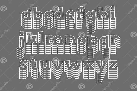Versatile Collection of Stacked Alphabet Letters for Various Uses Stock ...