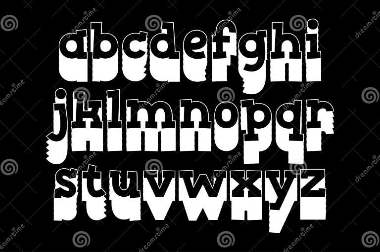 Versatile Collection of Stacked Alphabet Letters for Various Uses Stock ...