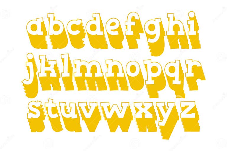 Versatile Collection of Stacked Alphabet Letters for Various Uses Stock ...