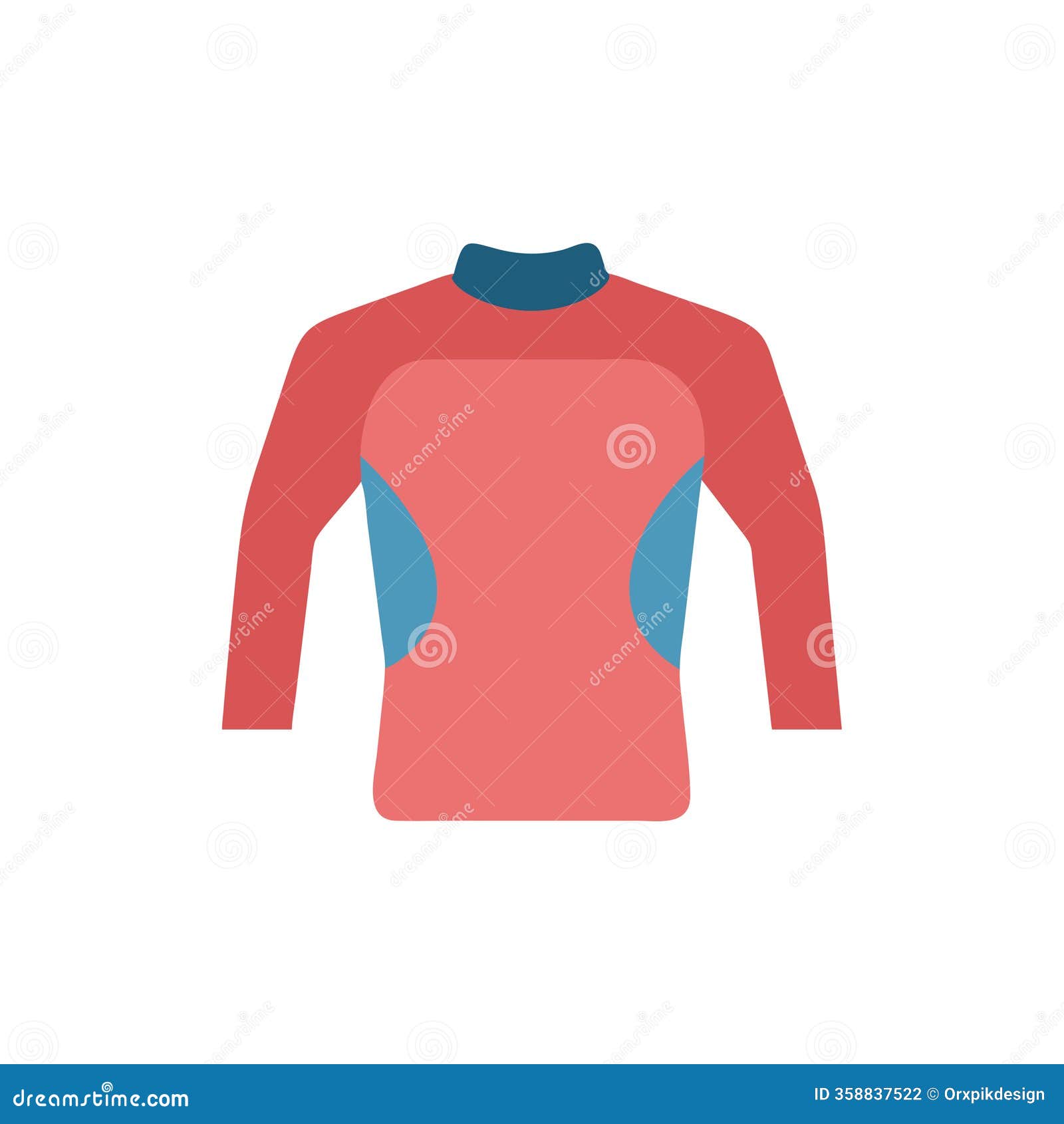 Compression Shirt Mock Ups Illustration Vector | CartoonDealer.com ...