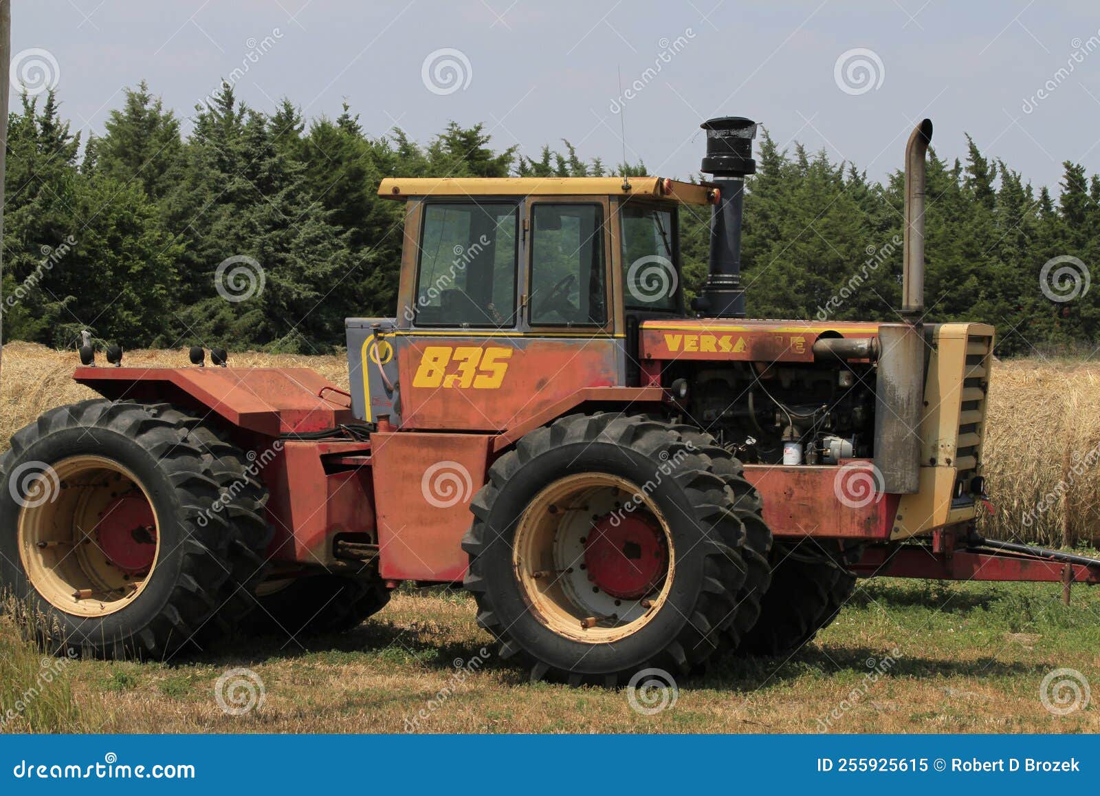 A 835 VERSATILE Farm Tractor in a Farm Field with Sky Editorial Image ...